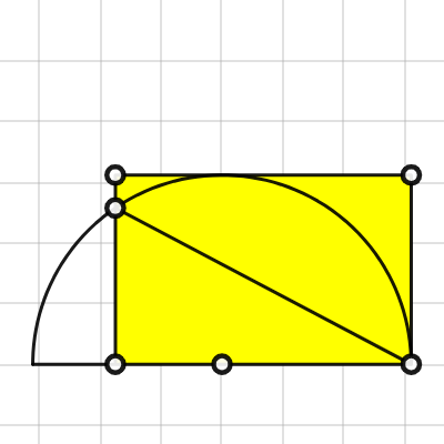 Yellow Rectangle Area = ? | Desmos
