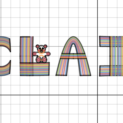 Claire Gao A2H Name Project | Desmos