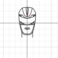 Green Ranger Helmet by Nick | Desmos