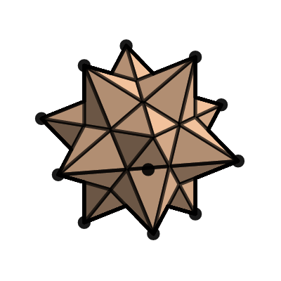 Small stellated dodecahedron | Desmos