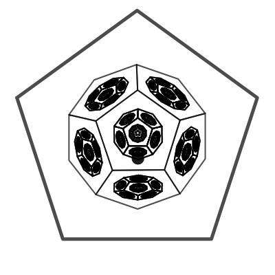 dodecahedron as screen | Desmos