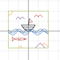 ocean and boat | Desmos