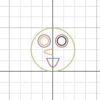 POM LEVEL C SMILEY FACE | Desmos
