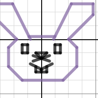 draw by line( rabbit) | Desmos