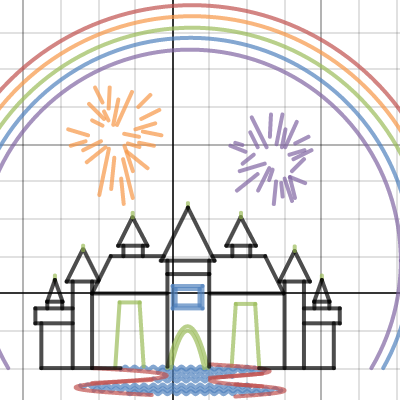 disney castle | Desmos