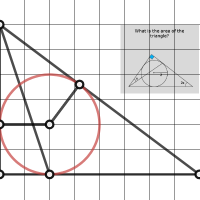 Area of Triangle ABC = ?| Desmos