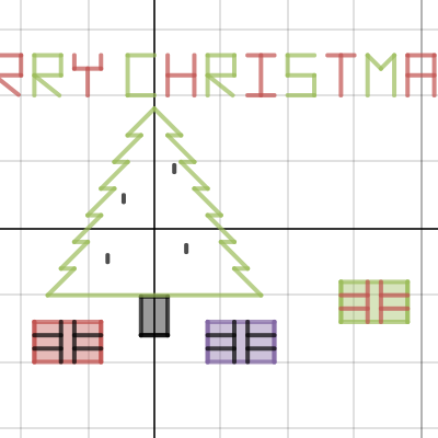 Holiday Theme Graph | Desmos