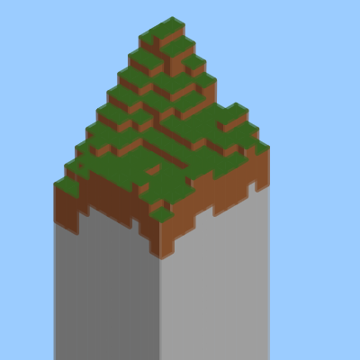 Minecraft hill - iterator (w = 10) | Desmos