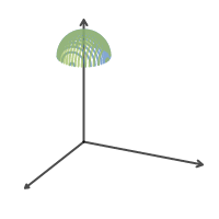 3D Graph using Parametric Lines | Desmos