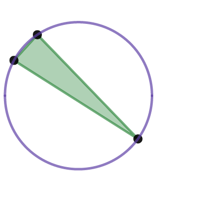 Acute Triangle in Circler| Desmos