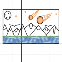 Night Landscape | Desmos