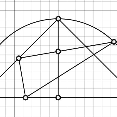 Angle MPN = X = 67.5° | Desmos