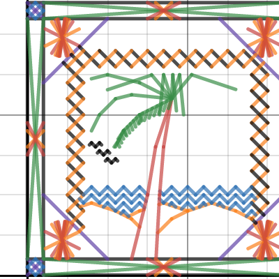 Really Complicated Palm Tree | Desmos