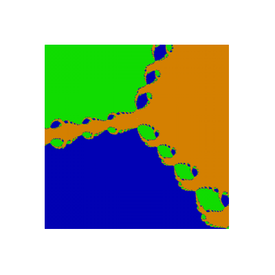 Newton's fractal (100 iterations) | Desmos