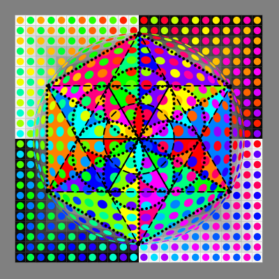 Vasarely mandala | Desmos