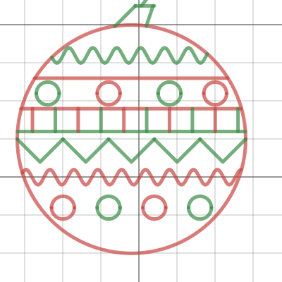 Christmas ornament: Precal project | Desmos