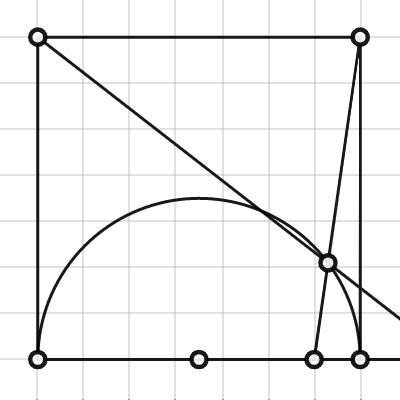 Line Segment AF = 6 | Desmos