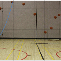 Basketball Projectile With Bounce (Student Template) | Desmos