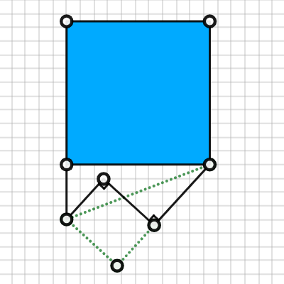 Blue = 109 Square Units | Desmos