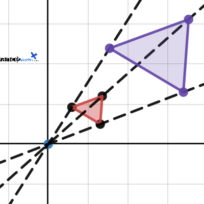 Enlargements Triangles | Desmos