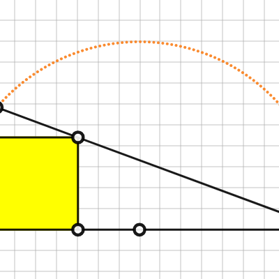 Square in Right Triangle | Desmos