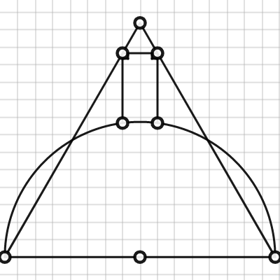 Radius R = 7.74152877262 | Desmos