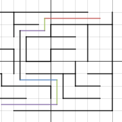 pow make your own maze | Desmos