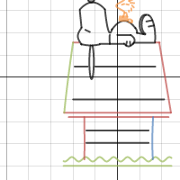 Sleeping Snoopy | Desmos