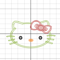 Hello Kitty | Desmos