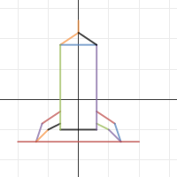 rocket ship | Desmos