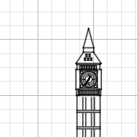 Big Ben and Westminster Bridge | Desmos