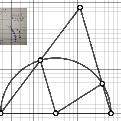 Perimeter of Triangle = 80 | Desmos