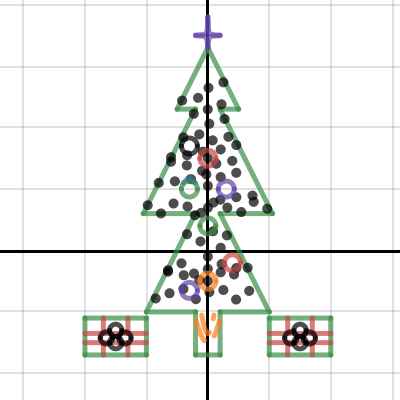 AFM Graphing Project- Christmas Tree | Desmos