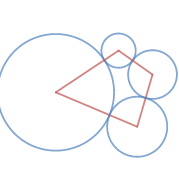 Mutually tangent circles (four) | Desmos