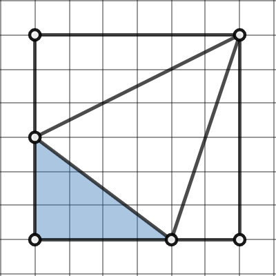 ECF = 45° ⇒ Blue Area = 6 | Desmos