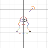 Ghost with Lollipop | Desmos