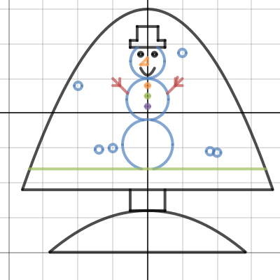 Snowman Globe | Desmos