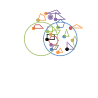 Shape Bucket with Venn Diagrams | Desmos