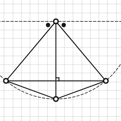 Angle BDC = BCD = 50° | Desmos