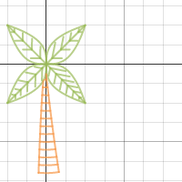 Maya Chandwaney's Palm Tree | Desmos