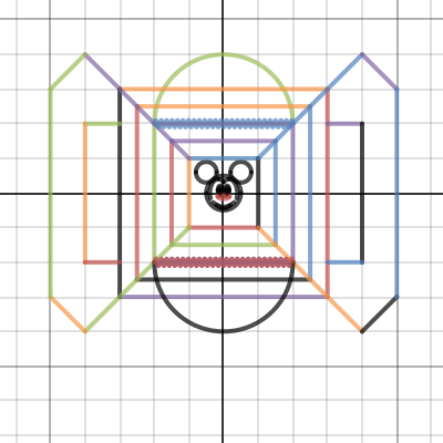 Mickey Mouse Illusion | Desmos