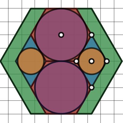 Area = 18.8495559215 | Desmos