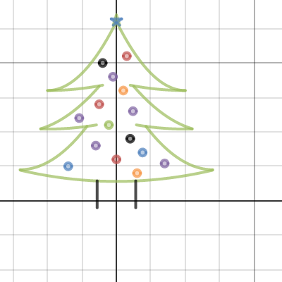 Oh Christmas Tree - PreCalc Function Art PT 3 | Desmos
