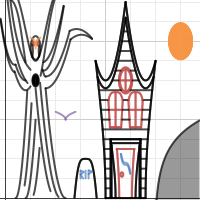 Halloween scene | Desmos