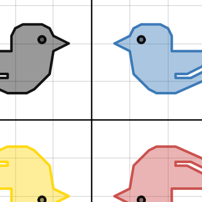 Reflecting birds in motion | Desmos