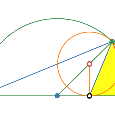 Angle CBD = X = 45° | Desmos