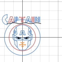 Captain America Desmos | Desmos