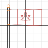 Canadian flag | Desmos