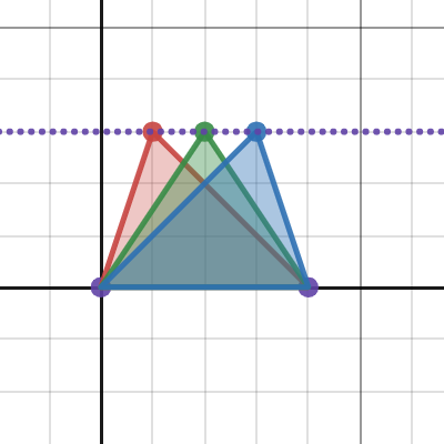 三角形の剪断変形 | Desmos