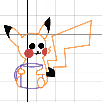 Pikachu Holding Mug | Desmos